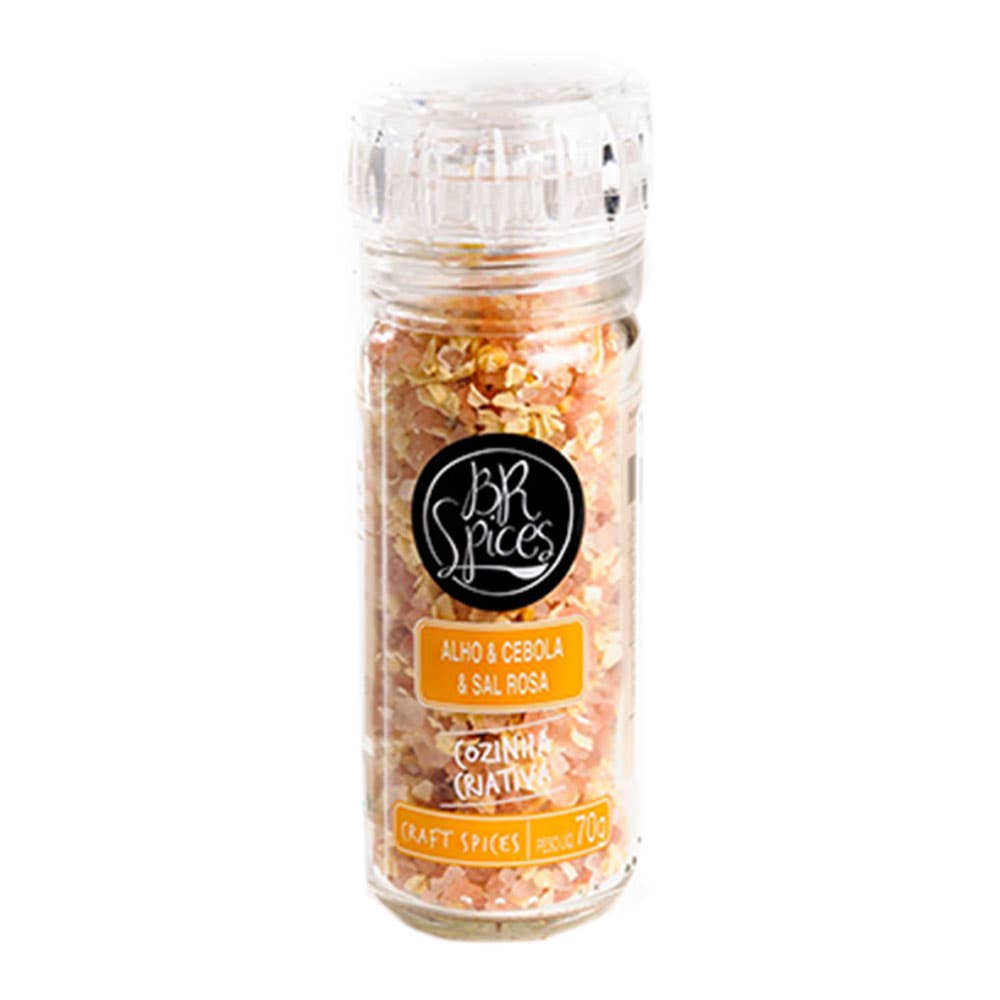ALHO CEB E SAL ROS COM MOE BR SPICES 70G - Hortifruti
