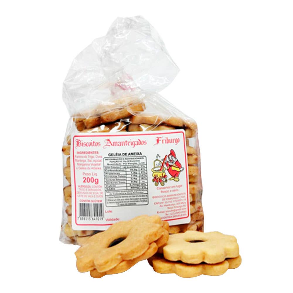 BISC AMANTE GELEIA AMEIXA FRIBURGO 200G - Natural da Terra