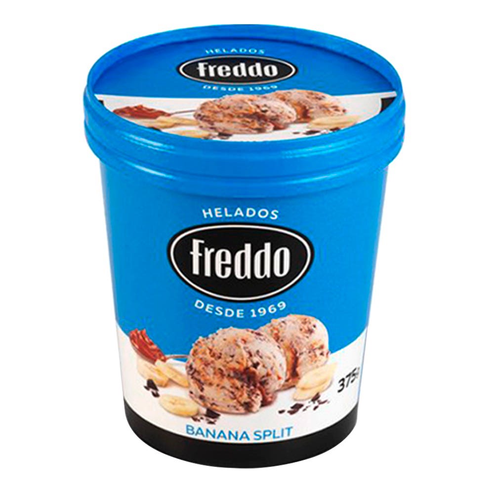 Helado Banana Split Freddo 375G - Natural da Terra