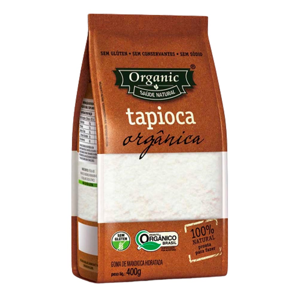 MASSA TAPIOCA ORGANIC 400G - Natural da Terra
