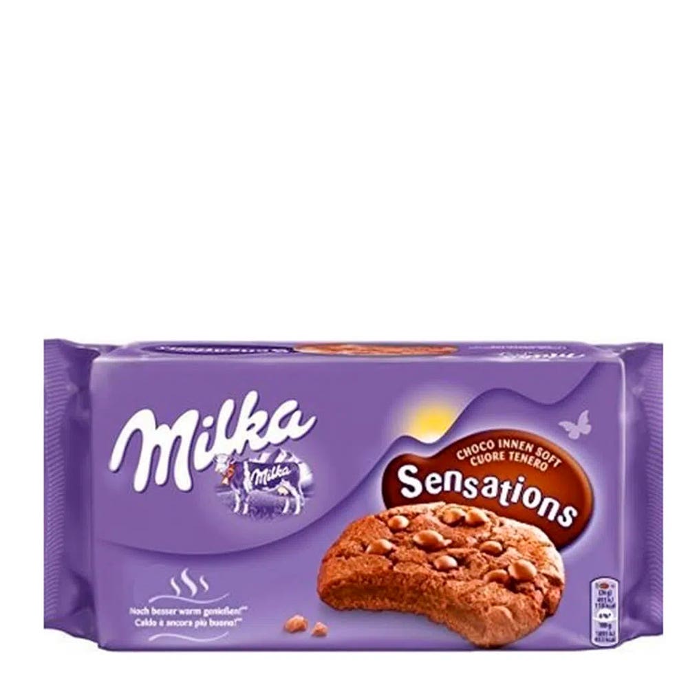 COOKIES SENSATIONS SOFT MILKA 156G - Natural da Terra