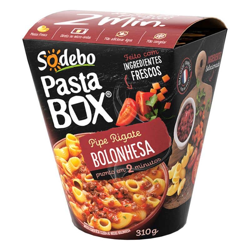 Pasta Box Bolonhesa Sodebo 310g - Natural da Terra