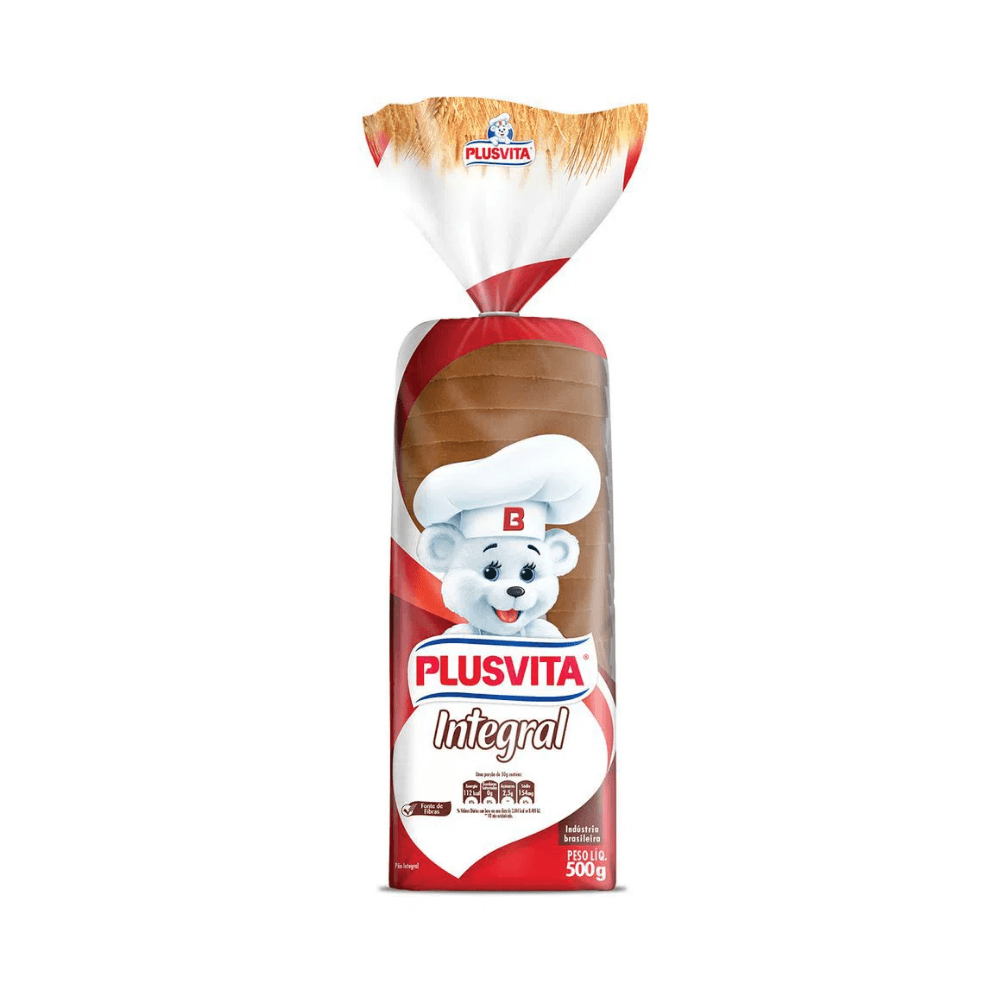 Pão de Forma Integral Plus Vita 480g | Hortifruti
