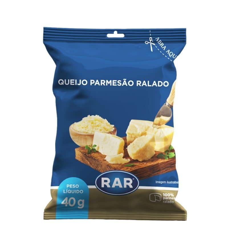 Queijo Parmesão Ralado Rar 40g - Natural da Terra