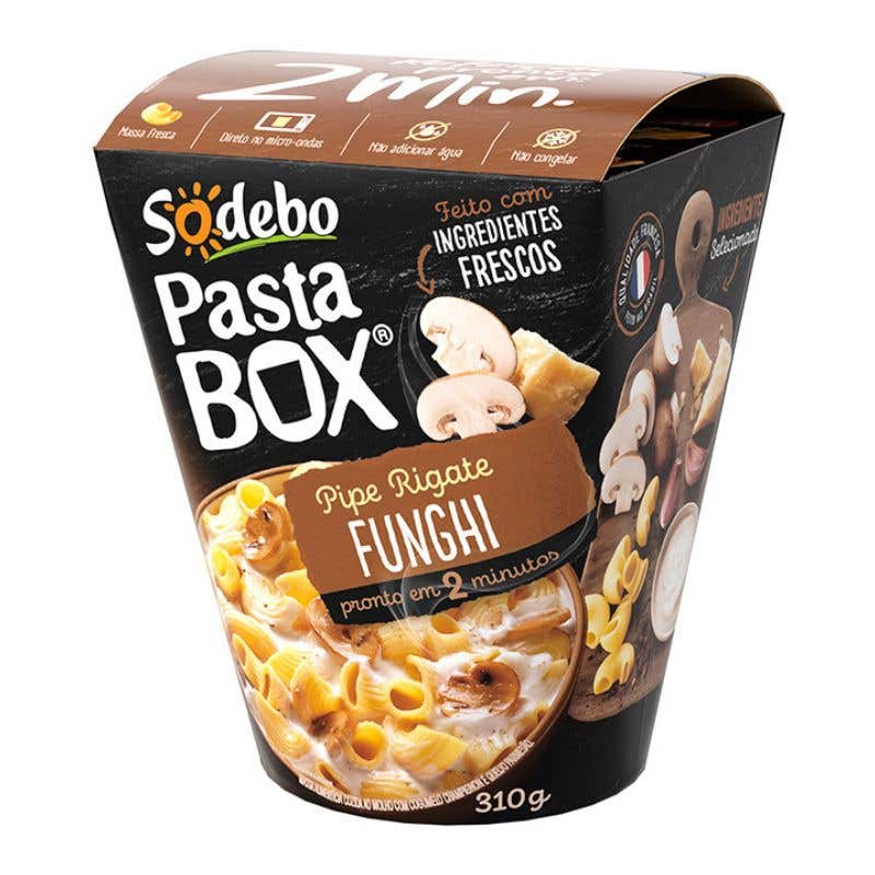 Pasta Box Funghi Sodebo 310g - Natural da Terra