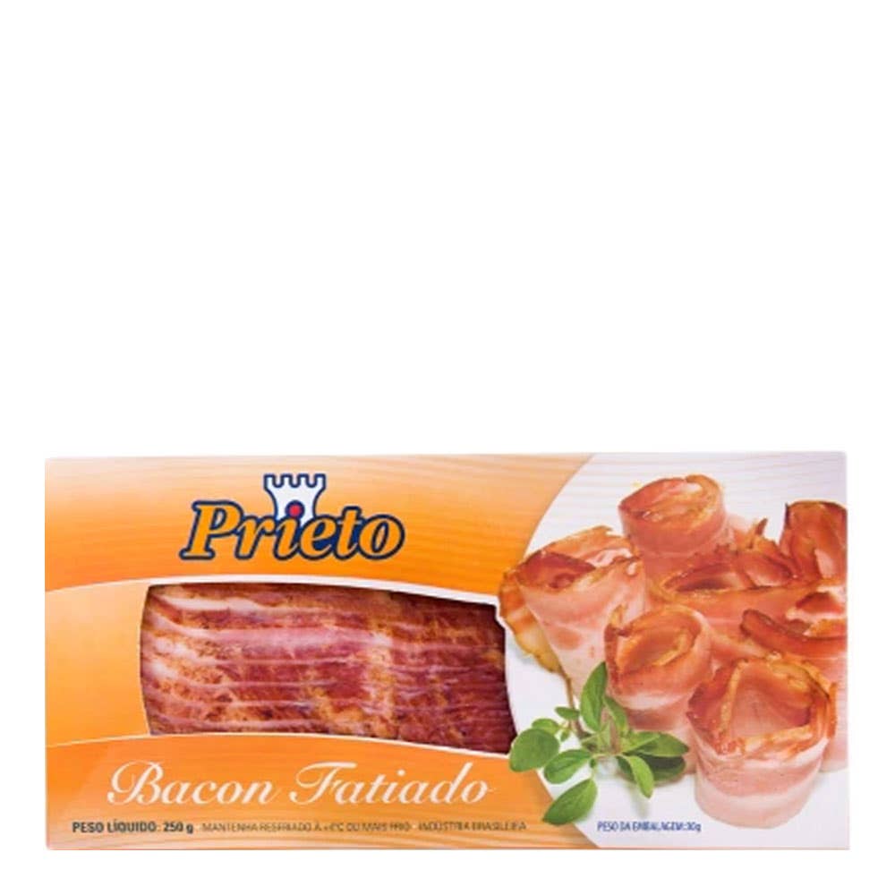 BACON FATIADO PRIETO 250G - Hortifruti