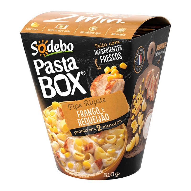Pasta Box Frango Requeijão Sodebo 310g - Natural da Terra