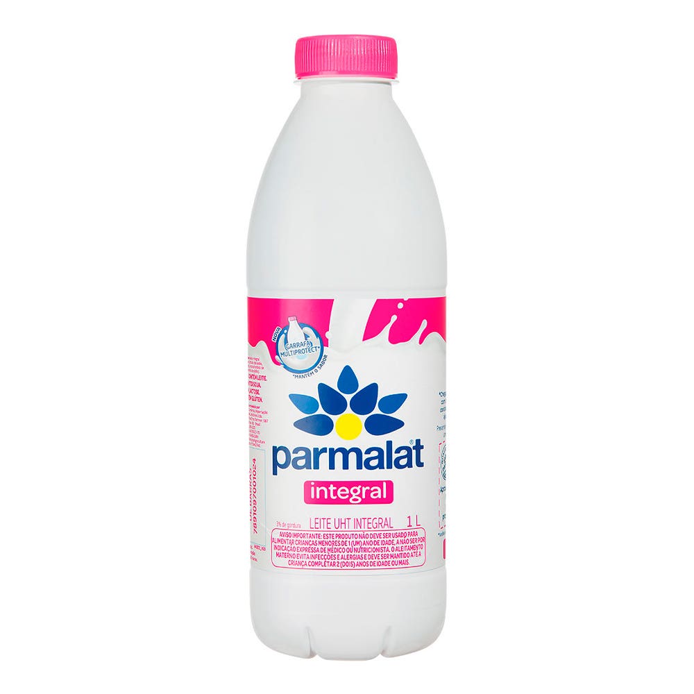 LEITE UHT INTEGRAL PARMALAT PET 1L - Natural da Terra
