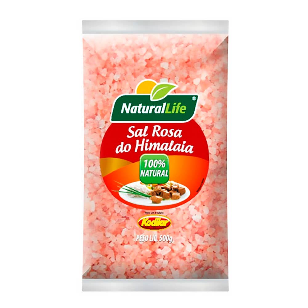 Sal Rosa Do Himalaia Grosso Natural Life 500G | Hortifruti