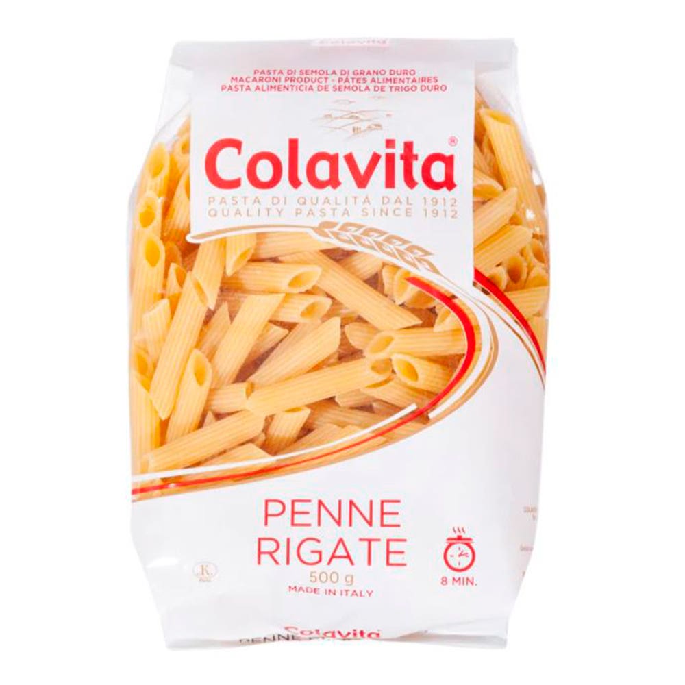 Macarrão Penne Rigate Colavita - 500 G - Natural da Terra