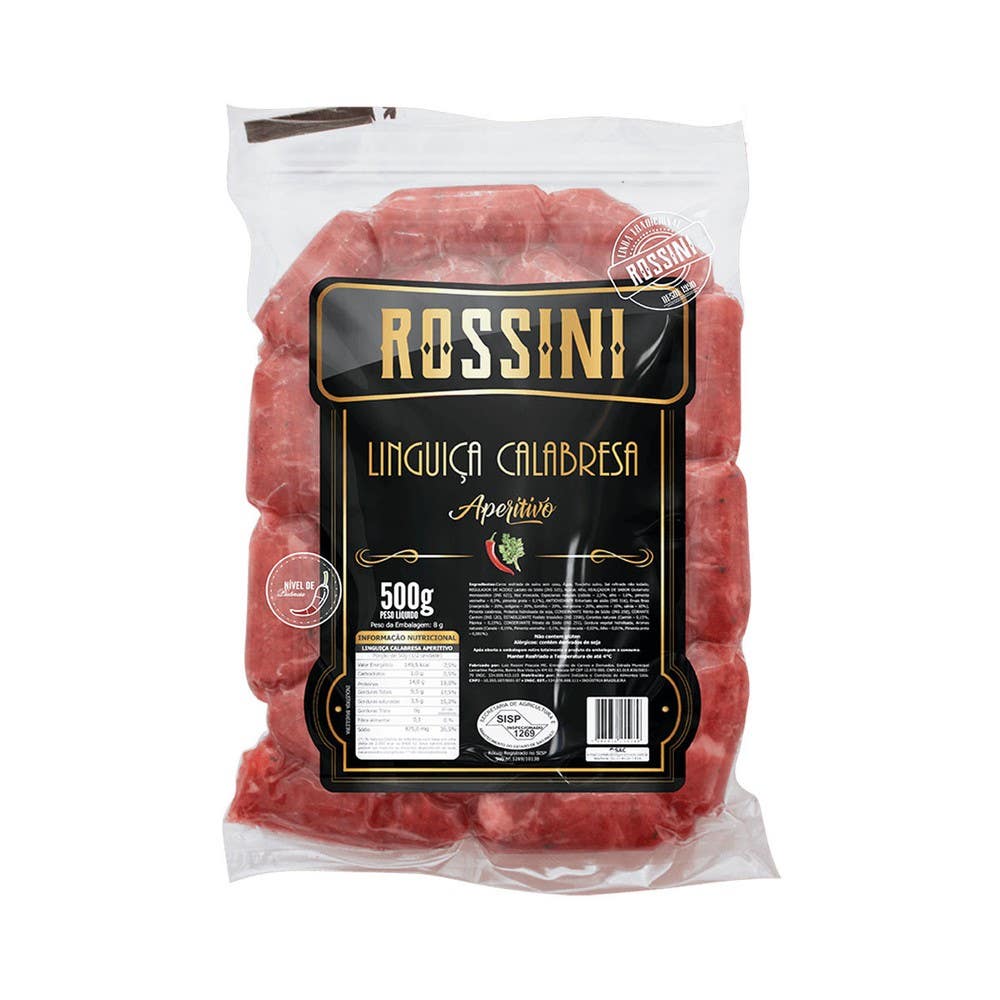 LING APERITIVO CONGELADO ROSSINI 500g - Natural da Terra